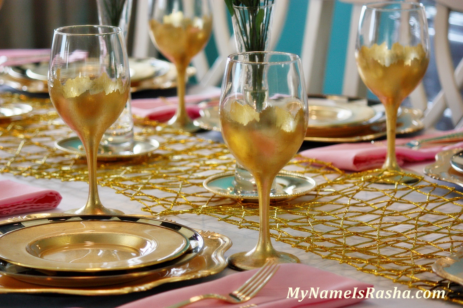 How to Gold Leaf Cups – My Name Is Rasha – إسمي رشا